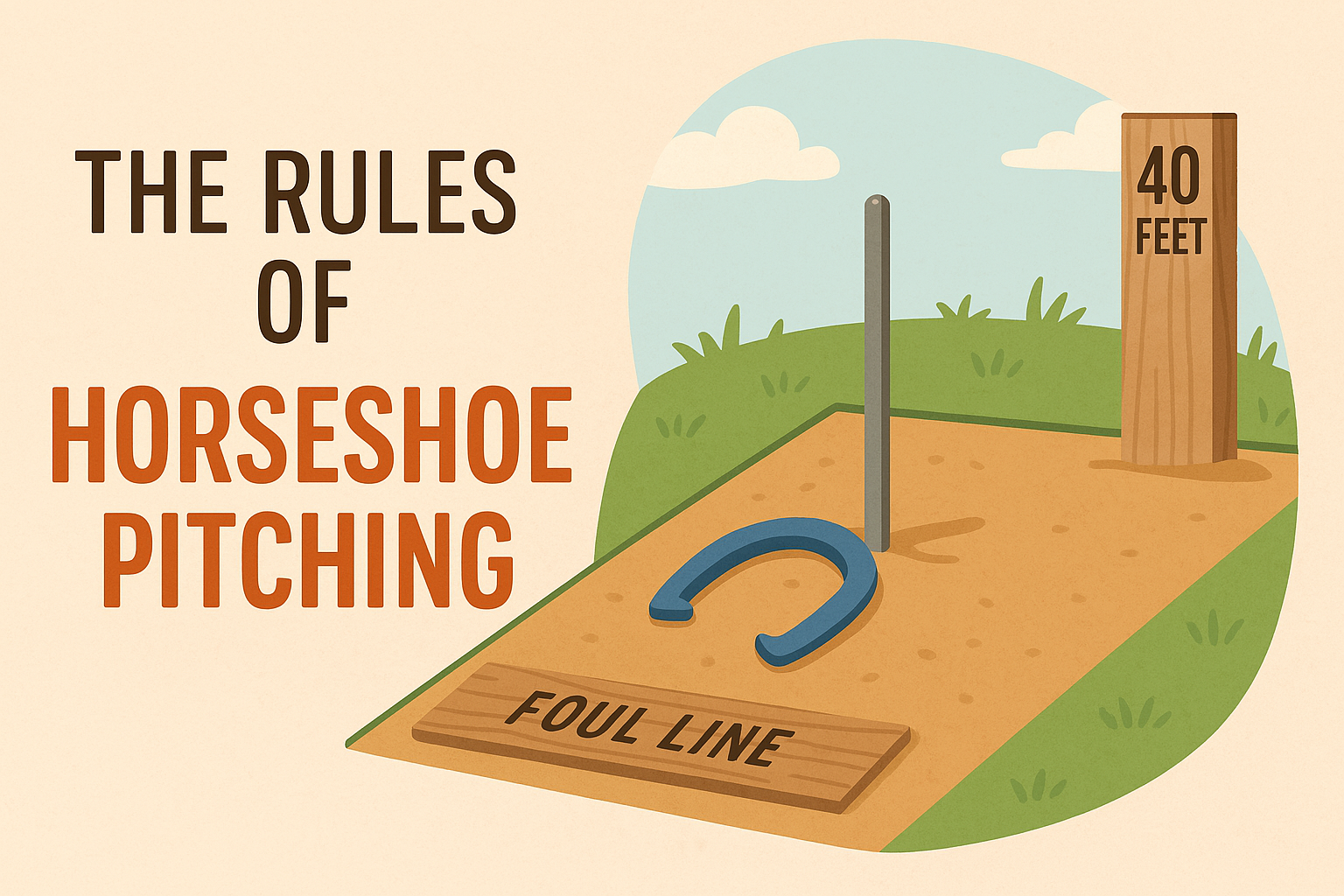 Rules of Horseshoe Pitching: Everything You Need to - Horseshoes!