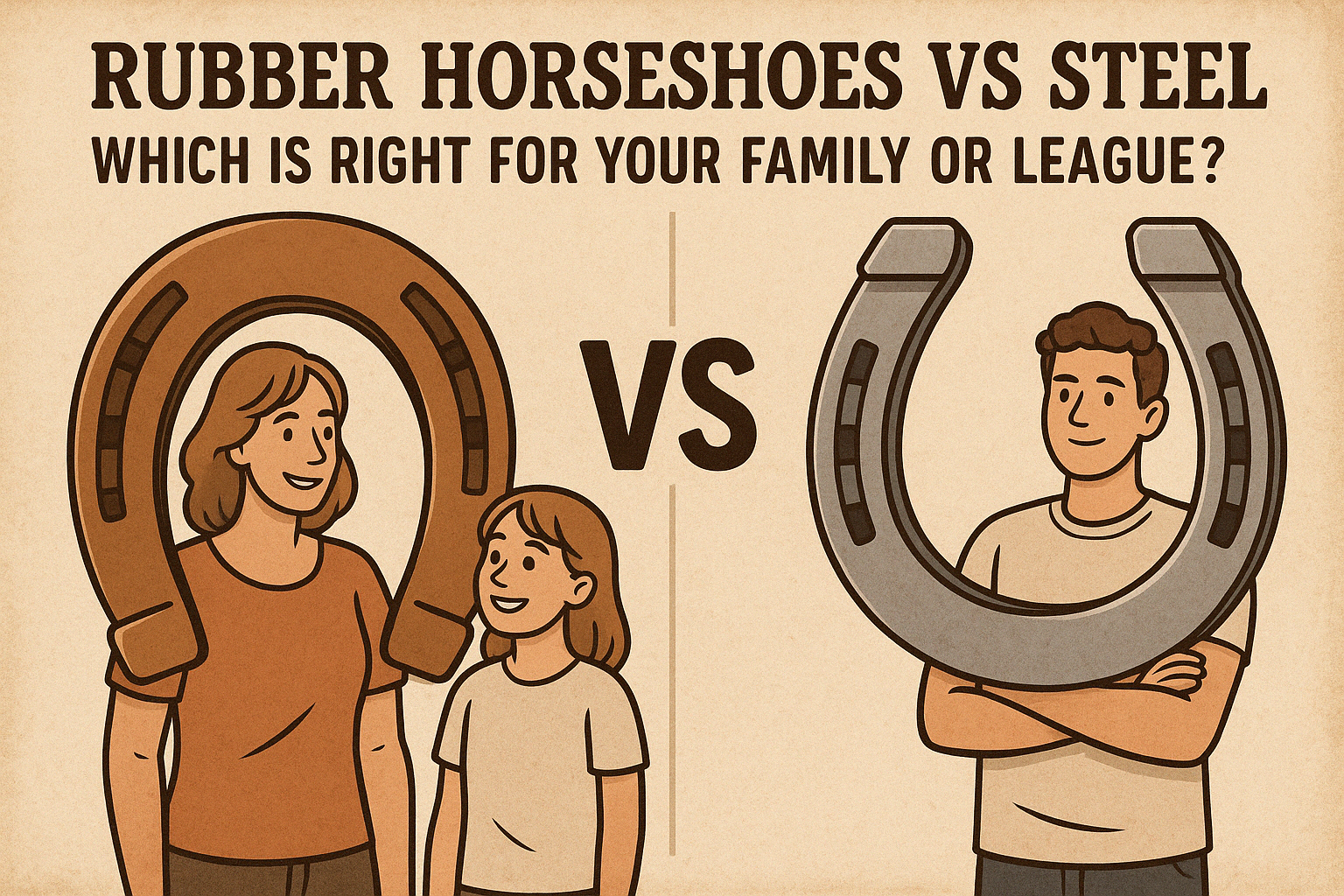 Rubber Horseshoes Vs Steel – Which Is Right For You - Horseshoes!