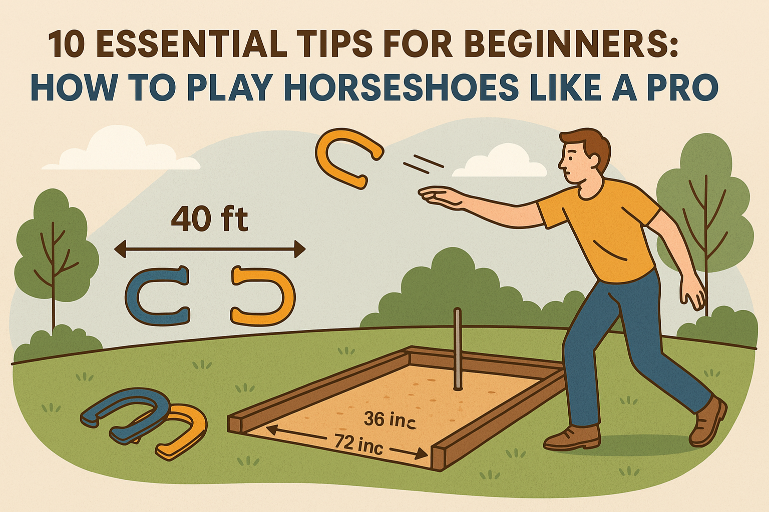 For Beginners: How To Play Horseshoes Like A Pro - Horseshoes!