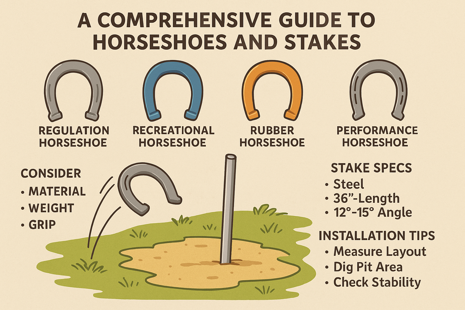 A Comprehensive Guide to Horseshoes and Stakes - Horseshoes!
