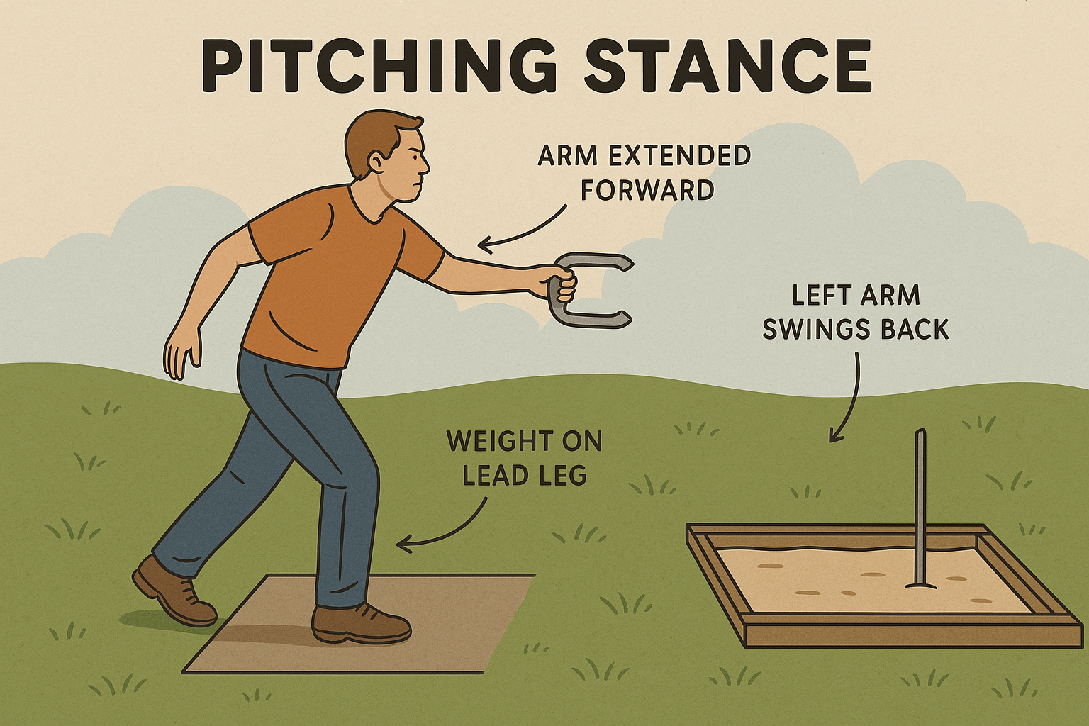 Rules of Horseshoe Pitching: Everything You Need to - Horseshoes!