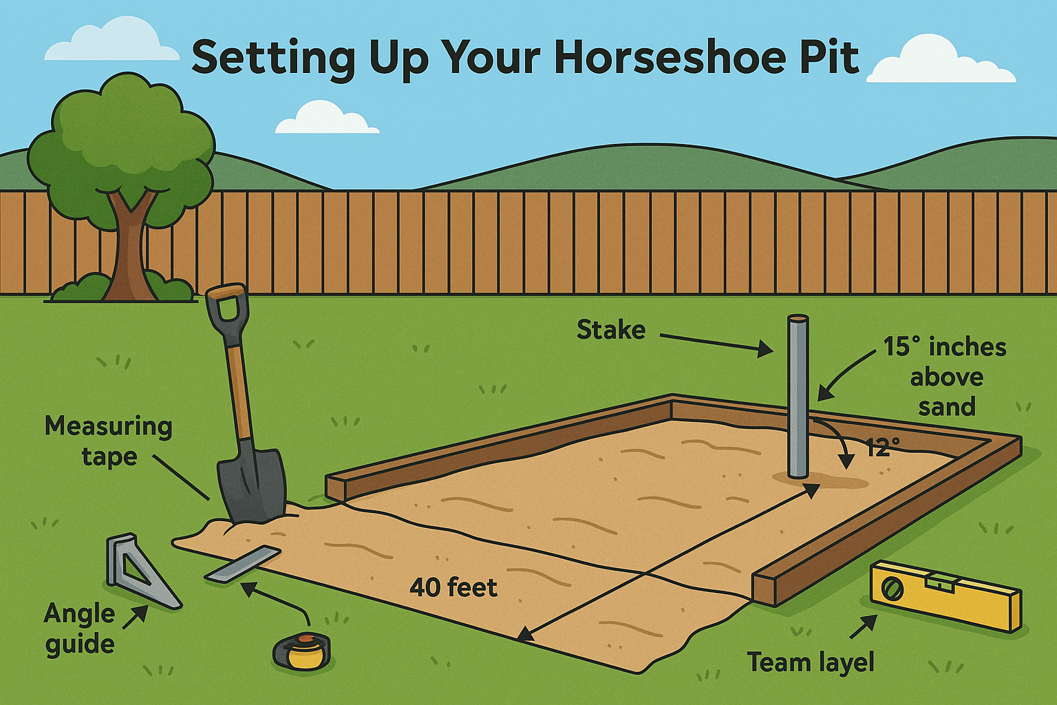 The Ultimate Guide to Setting Up a Horseshoe Game - Horseshoes!