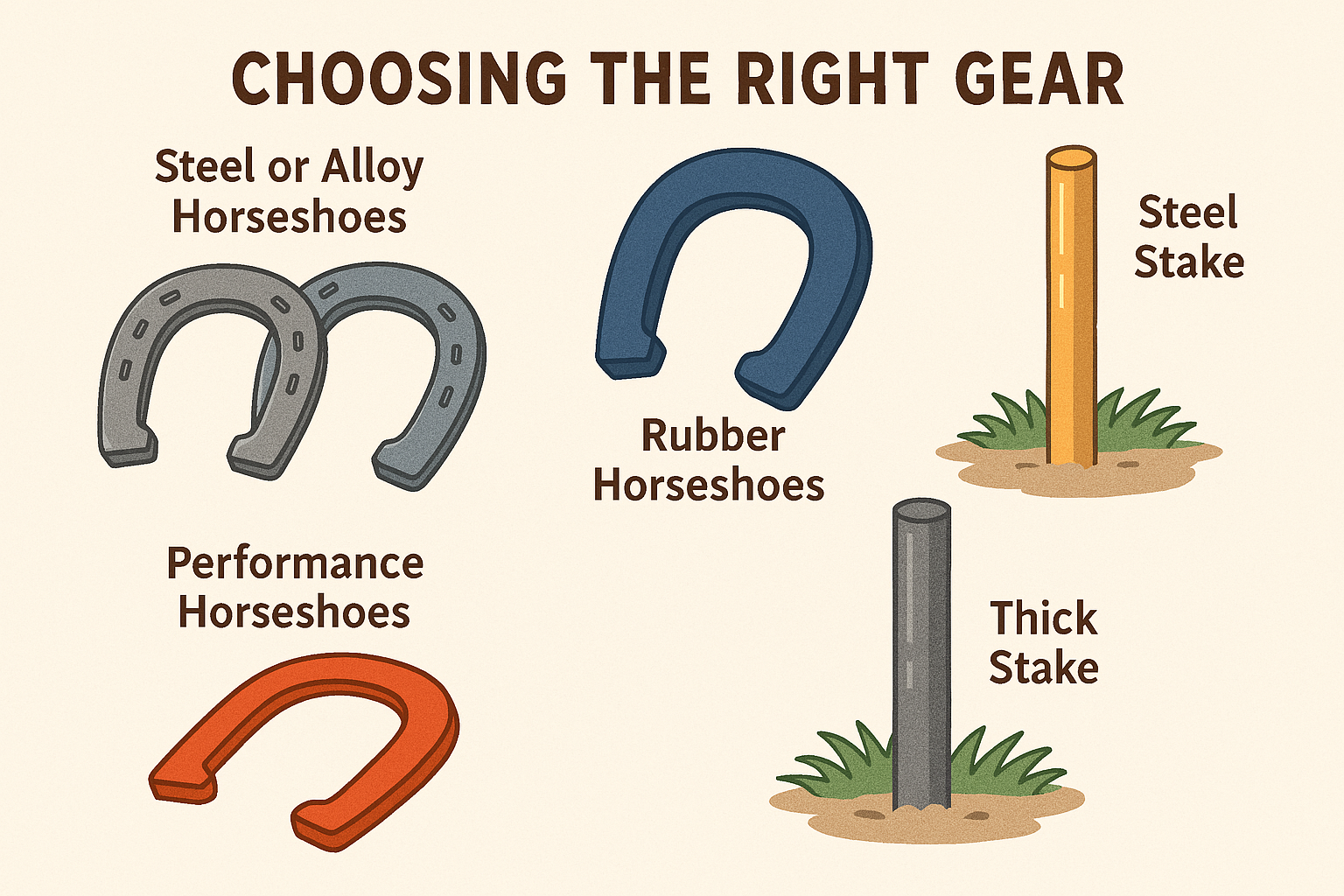 A Comprehensive Guide to Horseshoes and Stakes - Horseshoes!