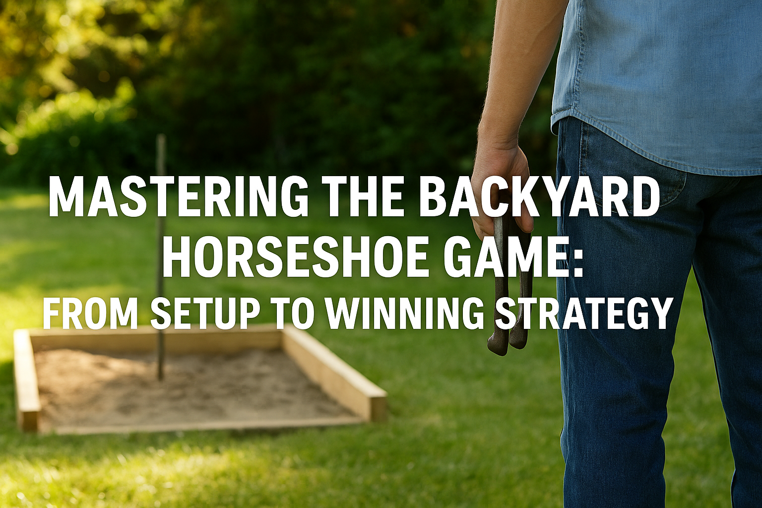 Mastering The Backyard Horseshoe Game: From Setup - Horseshoes!