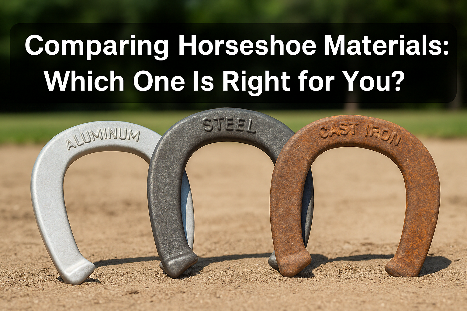 Comparing Horseshoe Materials: Which One Is Right - Horseshoes!