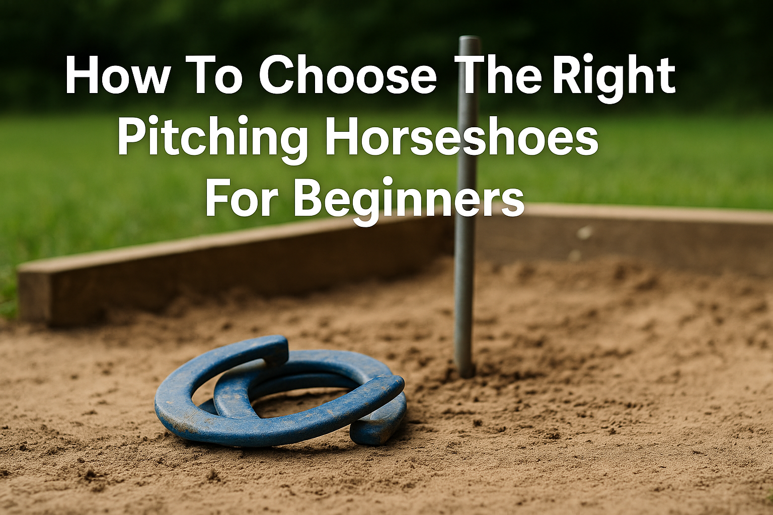 The Right Pitching Horseshoes For Beginners - Horseshoes!