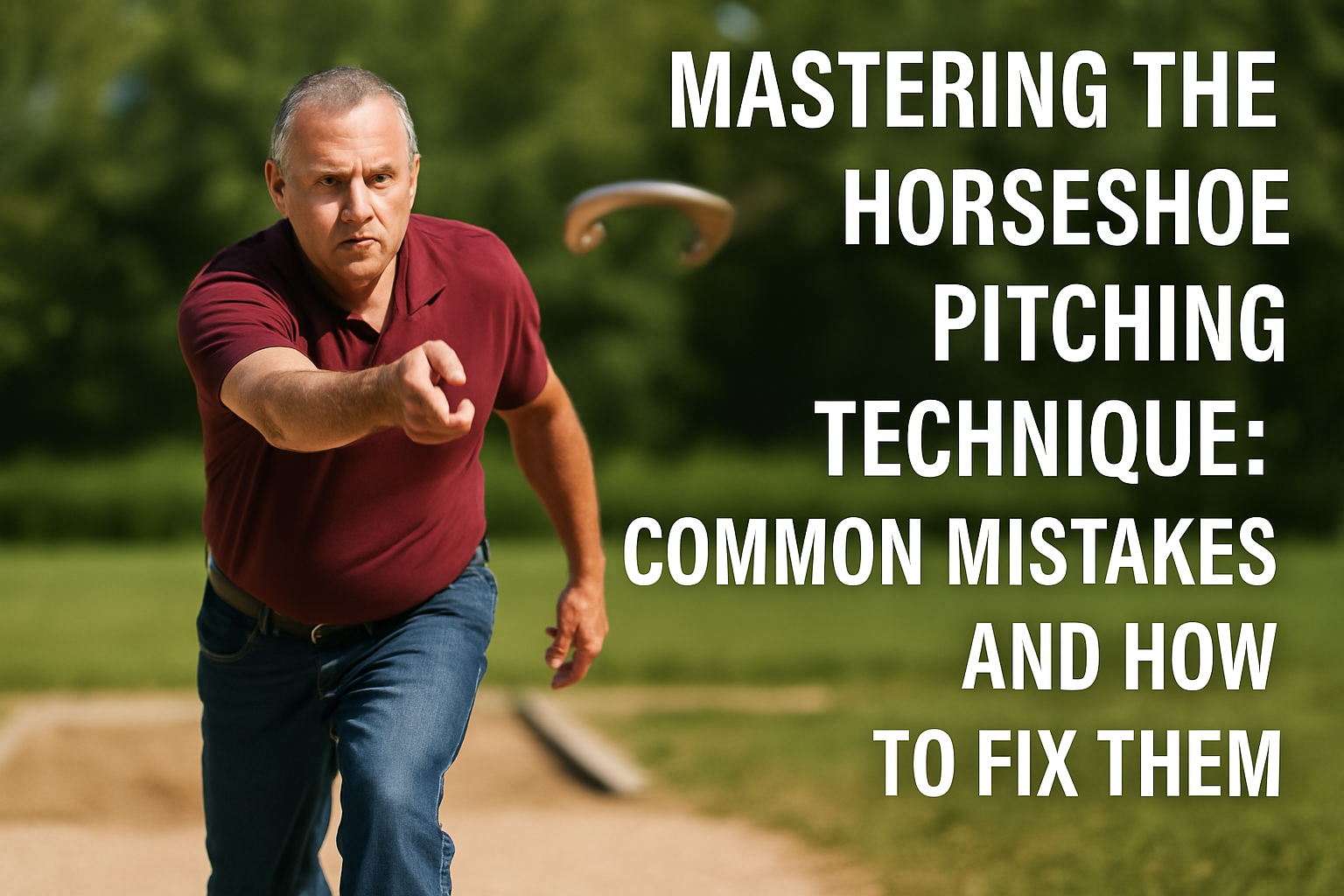 Mastering The Horseshoe Pitching Technique - Horseshoes!