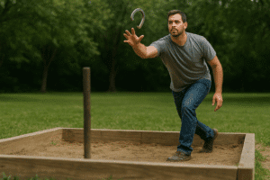 Horseshoe Throwing Techniques Explained - Horseshoes!