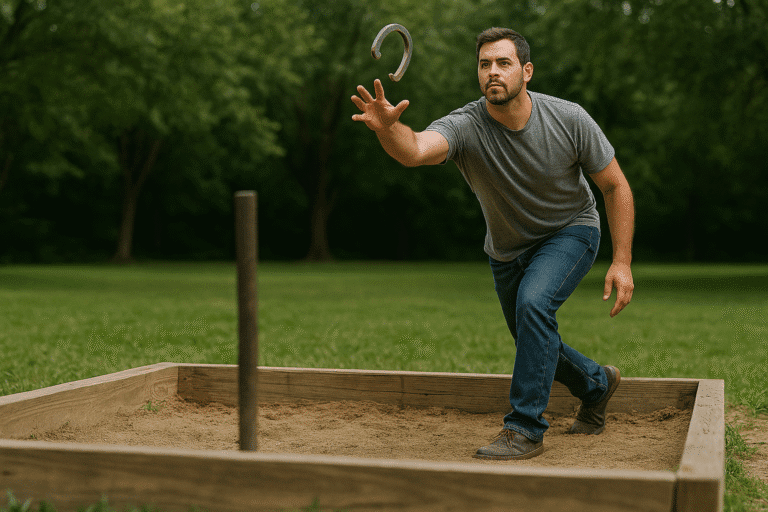 Horseshoe Throwing Techniques Explained - Horseshoes!