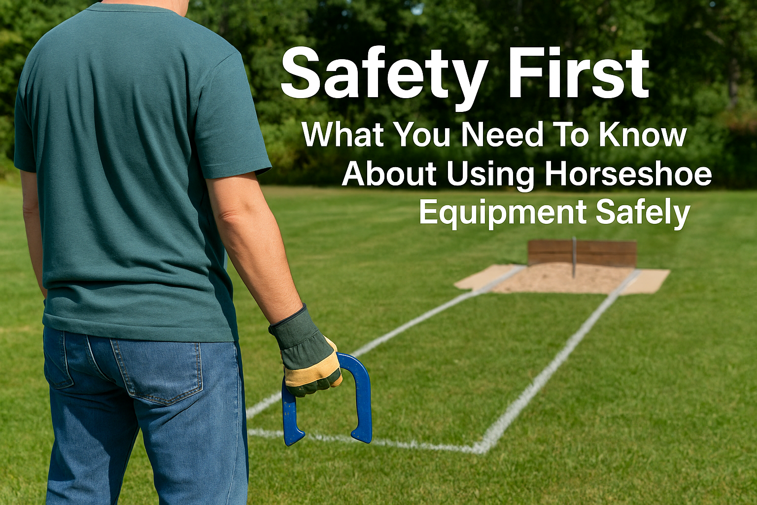 Know About Using Horseshoe Equipment Safely - Horseshoes!