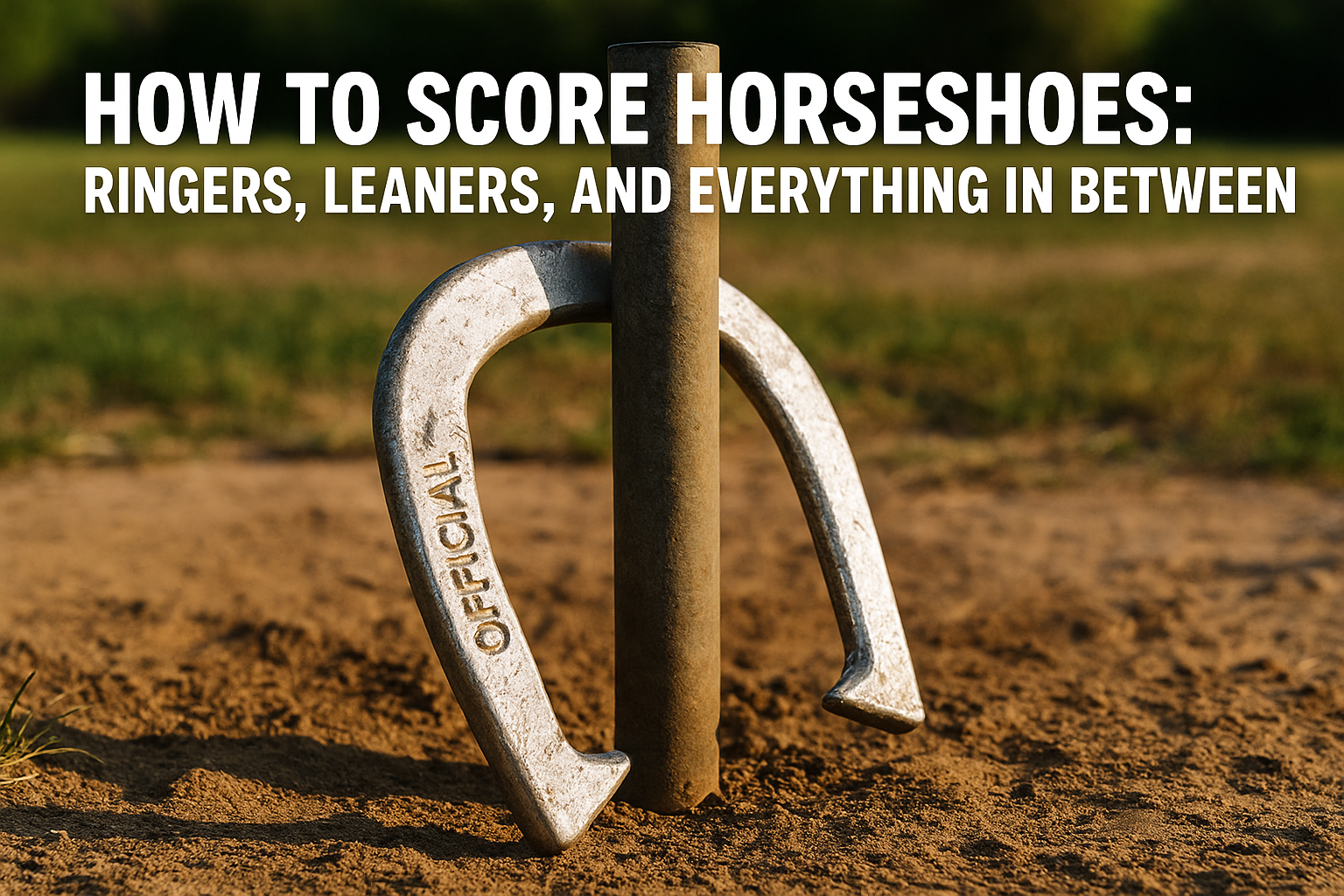 How To Score Horseshoes: Ringers, Leaners - Horseshoes!