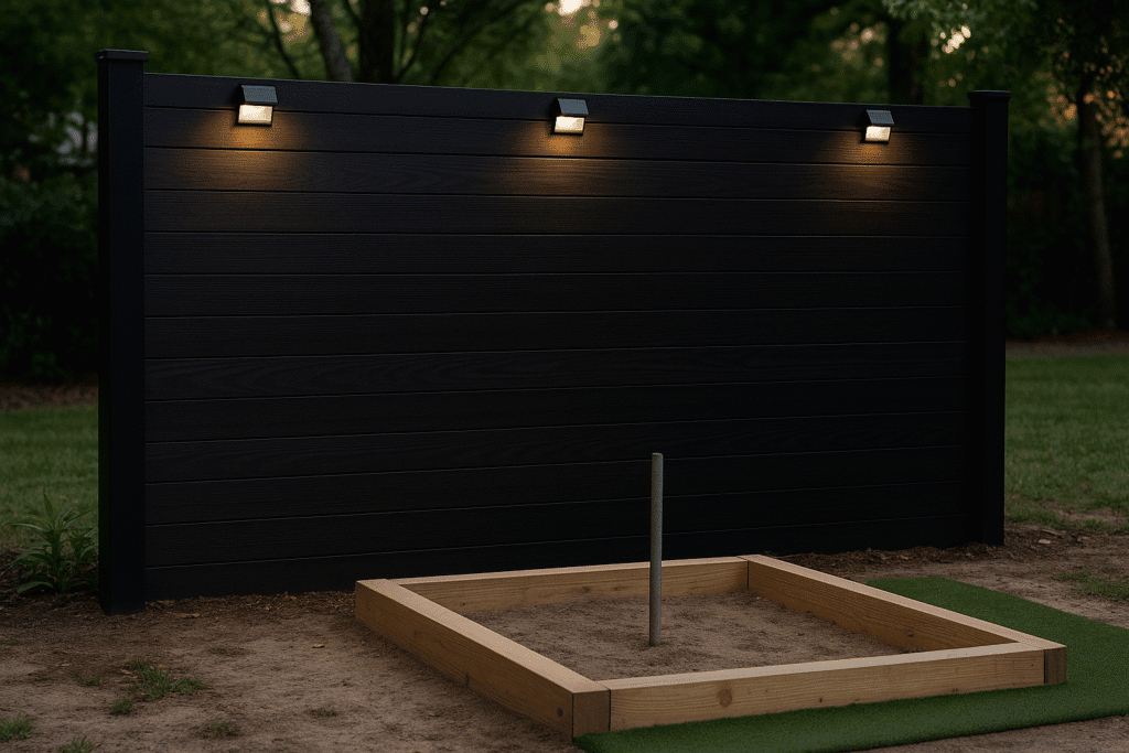 How to Build a DIY Horseshoe Pit Backstop - Horseshoes!