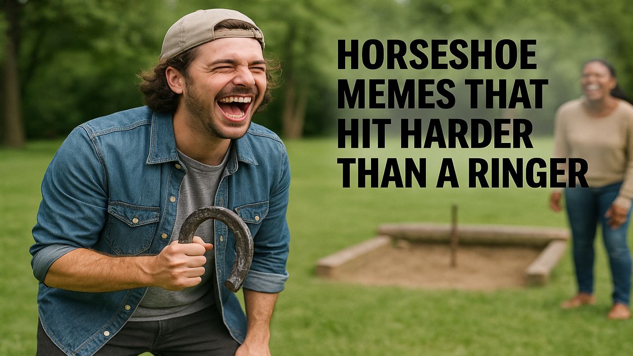 Horseshoe Memes That Hit Harder Than A Ringer - Horseshoes!